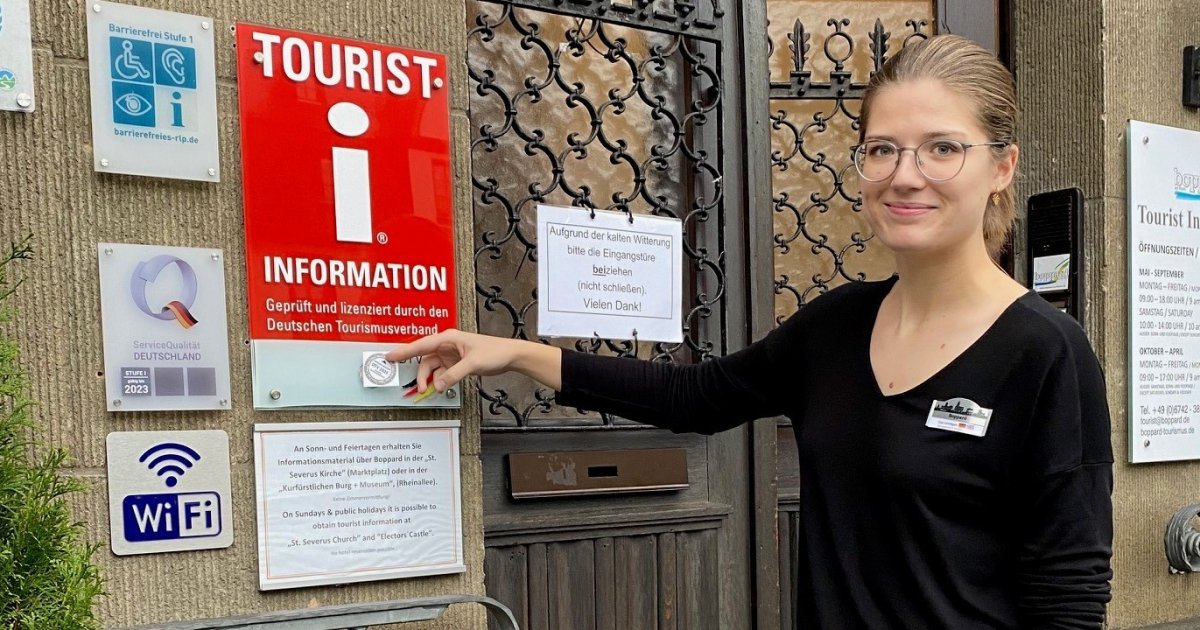 Tourist Information Boppard mit der DTV i-Marke bis Dezember 2025 ...